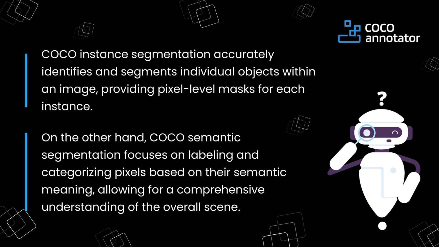 The Benefits of Choosing COCO Segmentation - COCO Annotator